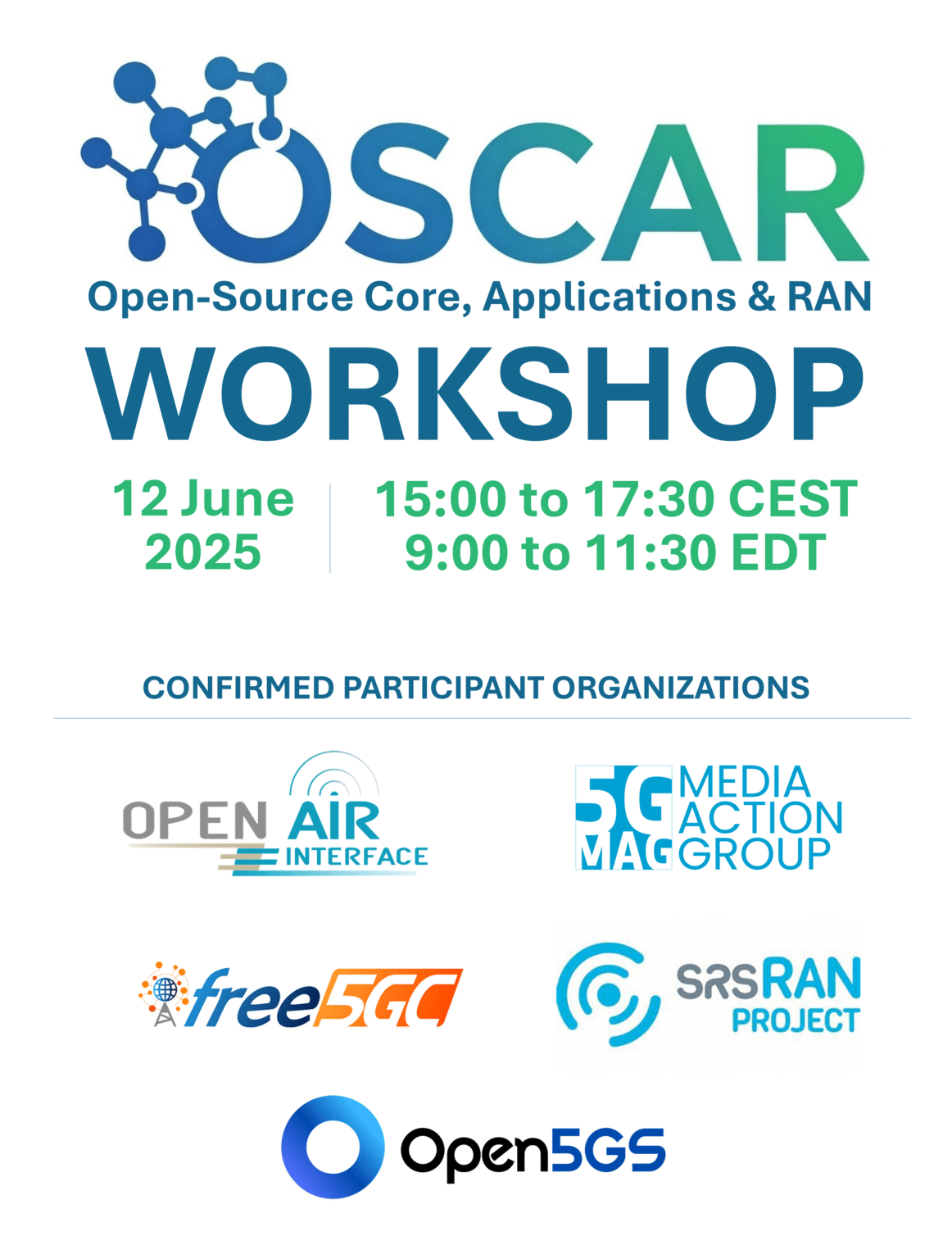 OpenAirInterface Participates in the OSCAR Workshop – OpenAirInterface