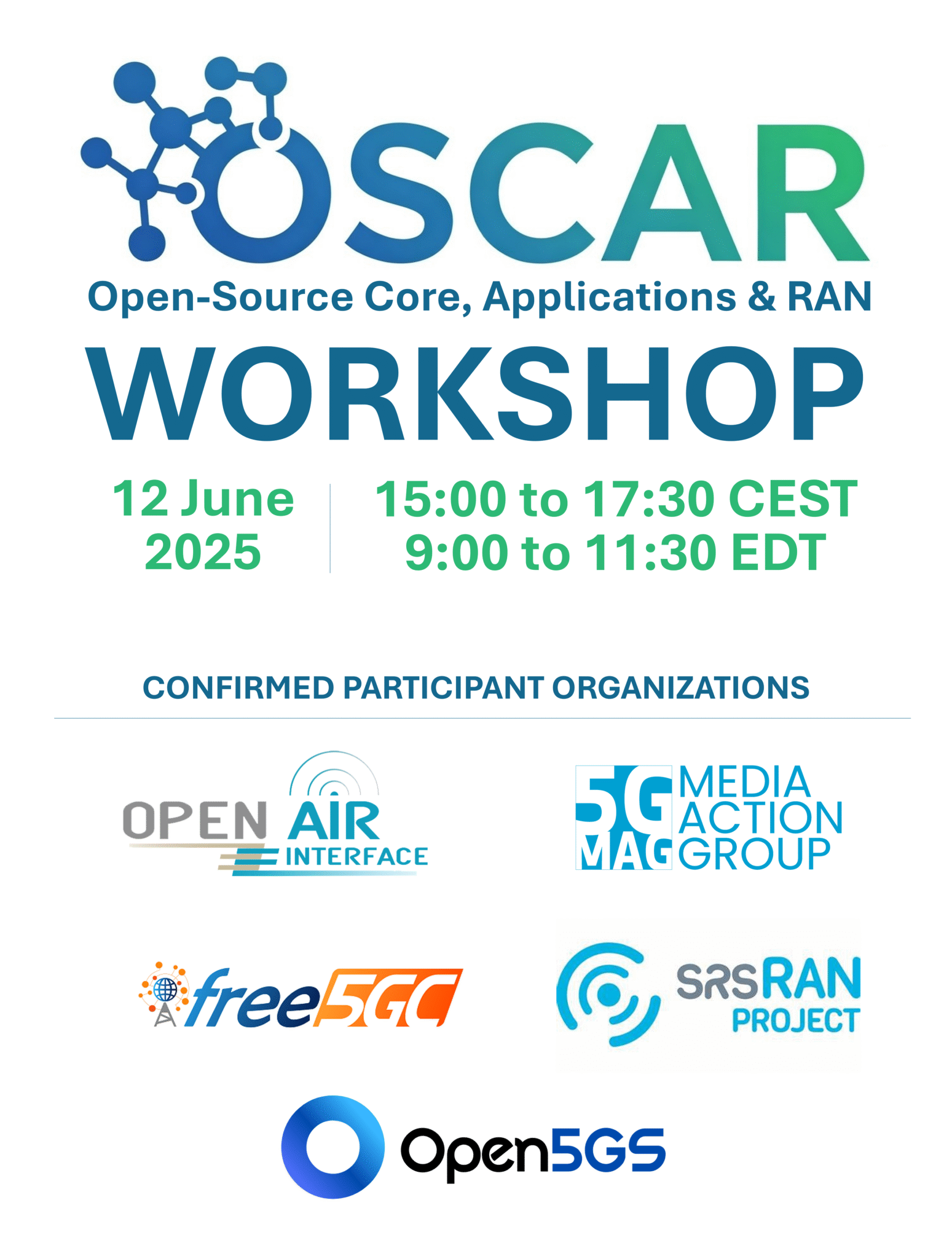 OpenAirInterface Participates in the OSCAR Workshop – OpenAirInterface